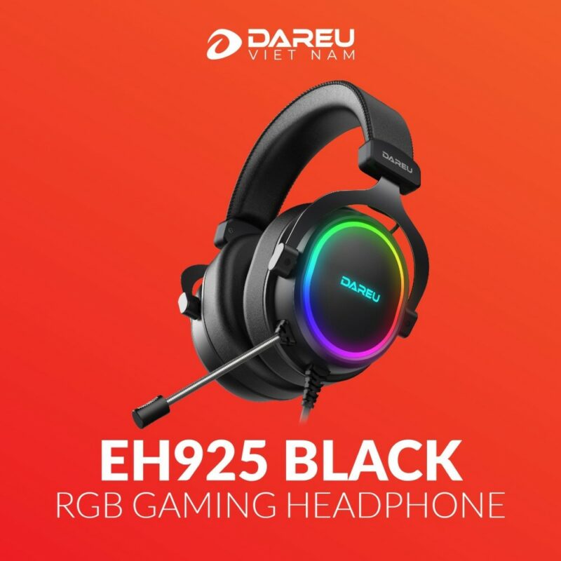 Tai nghe DAREU EH925 RGB Black - Dareu Official Store Việt Nam
