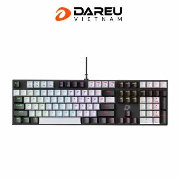 Bàn phím quang cơ Gaming DAREU EK1280X BLACK-GREY (Kháng nước, Optical ...