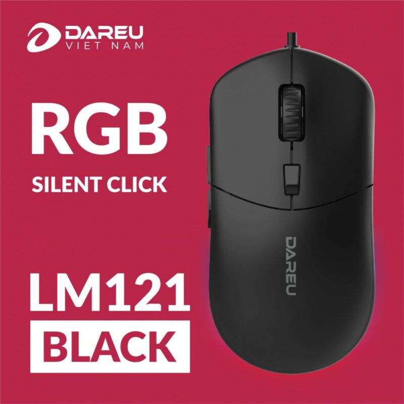 Chuột DAREU LM121 (RGB, SILENT CLICK) - Dareu Official Store Việt Nam