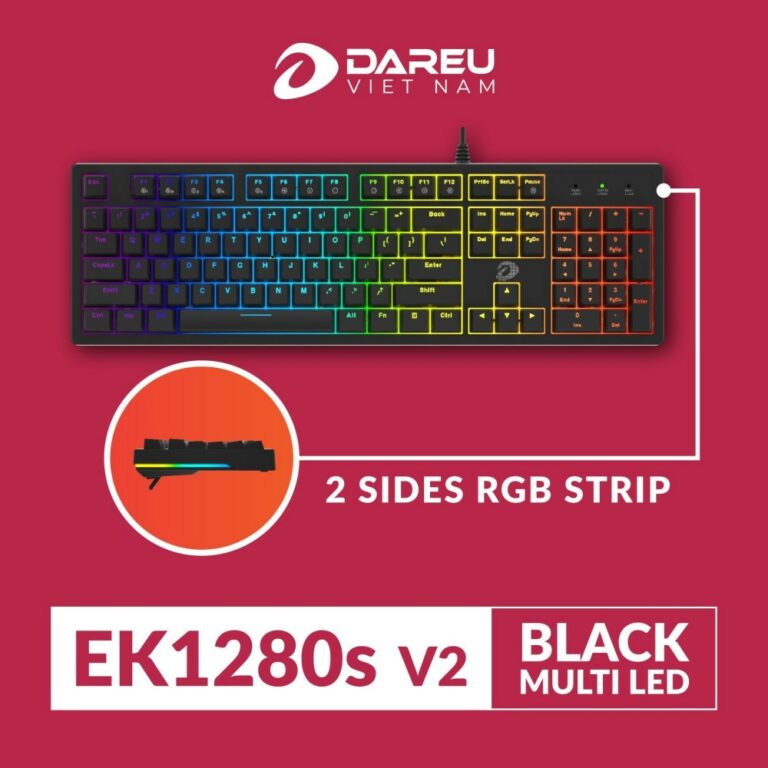 Bàn phím cơ Gaming DAREU EK75 (2 sides RGB strip, DareU DREAM sw, Type-C) - Dareu Official Store ...
